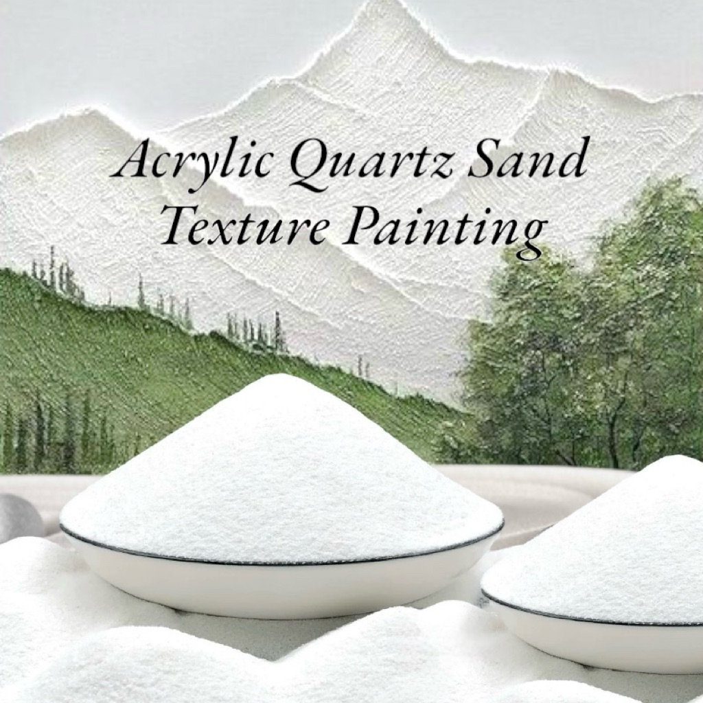 🇲🇾 Premium Acrylic Quartz Sand 100g 250g 500g Texture Painting Sand Art ...