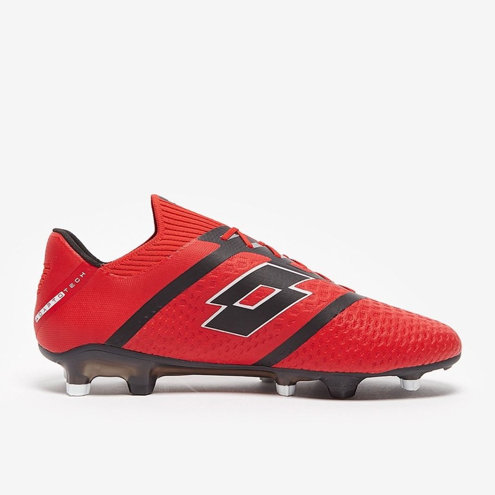 LOTTO MAESTRO 100 IV FG FOOTBALL BOOTS RED | Shopee Malaysia