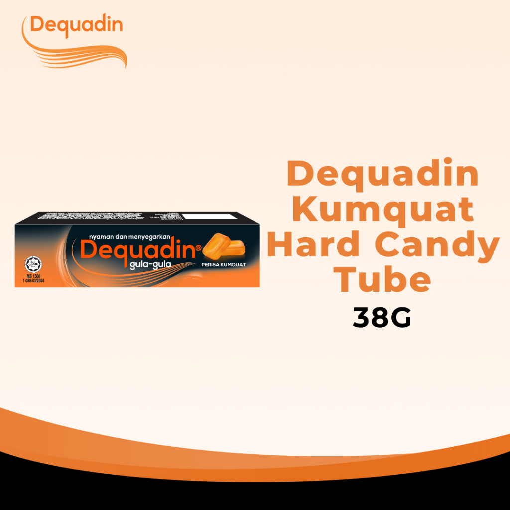 Dequadin Kumquat Hard Candy Tube (38g) [EXP 3/2027] | Shopee Malaysia