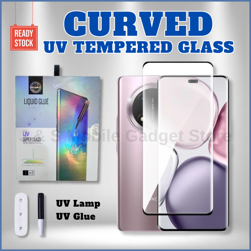 Honor X9c 5G / X9b 5G / X9a 5G / Liquid Glue Curved UV Tempered Glass ...