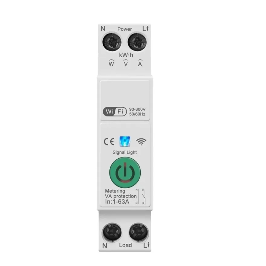 Smart Life / Tuya / Ewelink WiFi MCB Smart Circuit Breaker for Power ...