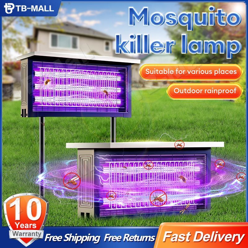 Solar Mosquito Killer Pest Control Electric Zapper LED Ultraviolet Lamp ...