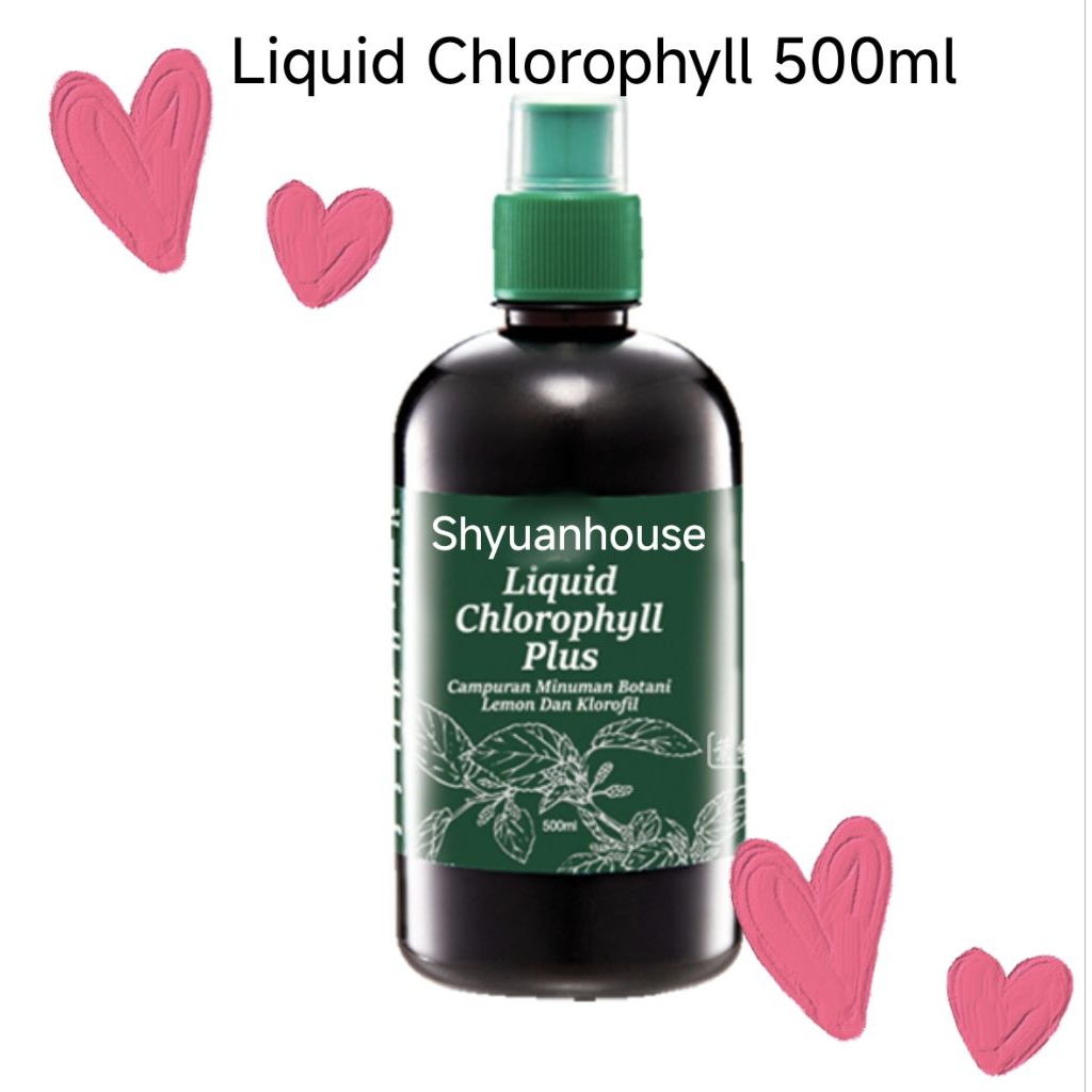 Klorofil cecair / Liquid Chlorophyll Plus drink 500ml 叶绿素 / kulit bagus ...