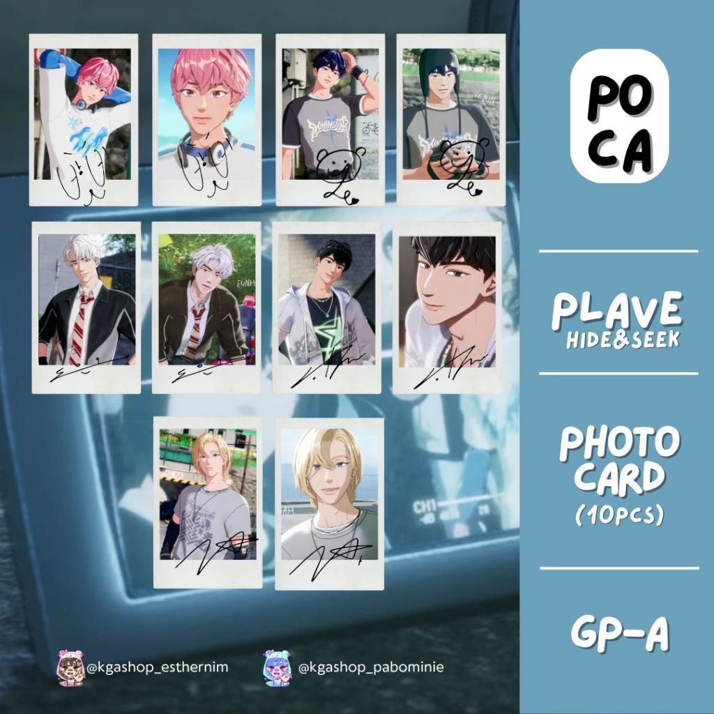 [PLAVE] 10PCS PHOTOCARD PLAVE HIDE AND SEEK KAKURENBO YEJUN BAMBY EUNHO HAMIN NOAH | Shopee Malaysia