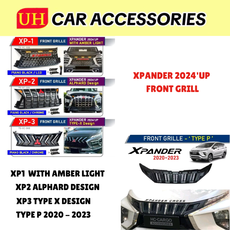 MITSUBISHI XPANDER 2020 - 2025 FRONT GRILL GRILLE | Shopee Malaysia