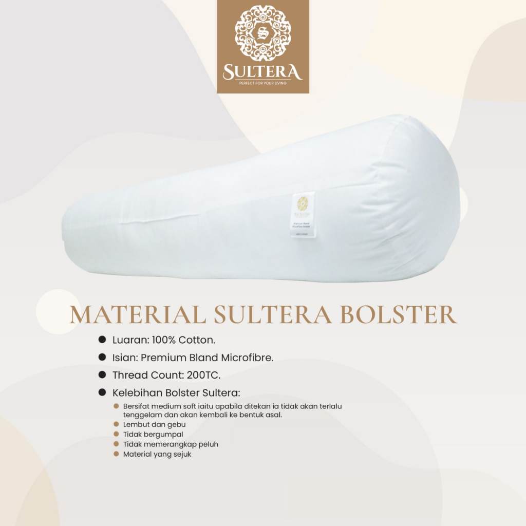 Sultera Bolster Hotel Grade 5 Star & Bolster Case | Shopee Malaysia