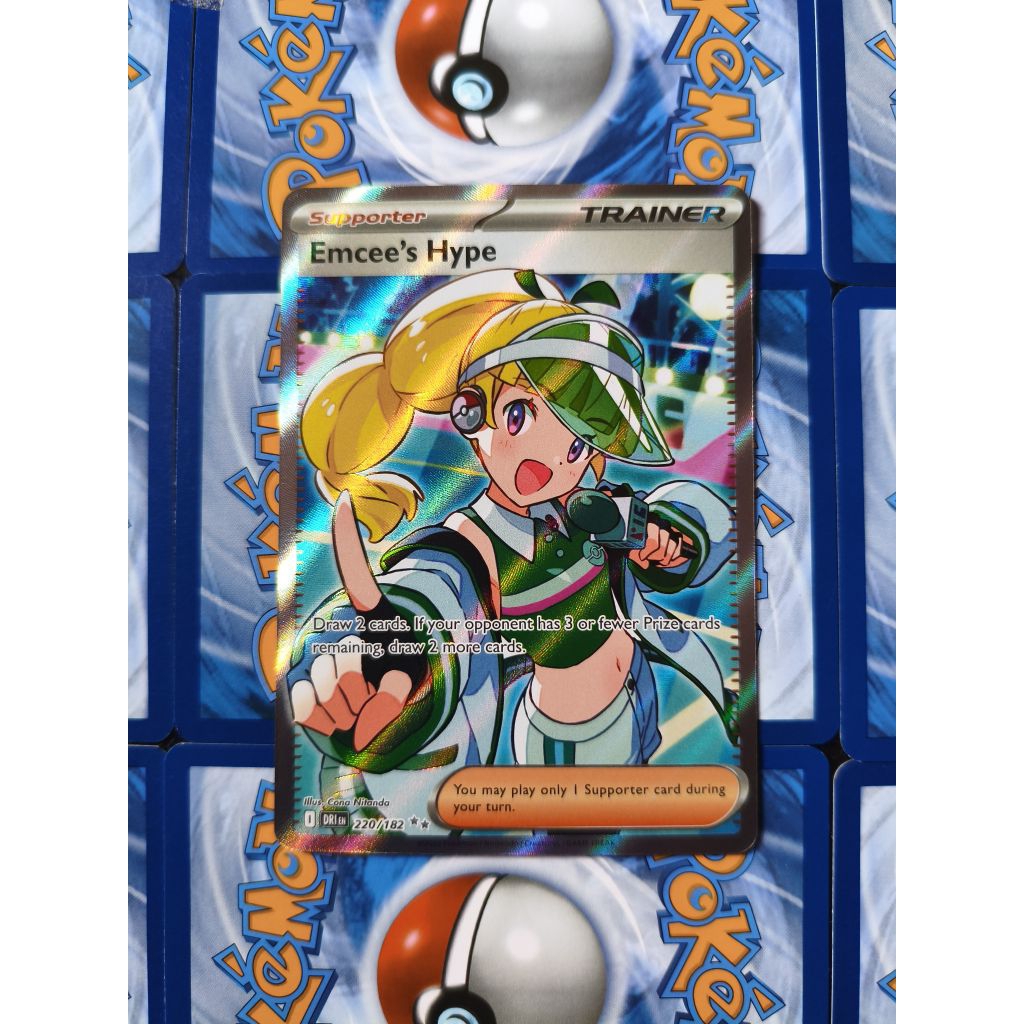 Emcee Hype - 220/182 / Full Art / Pokemon Destined Rivals | Shopee Malaysia