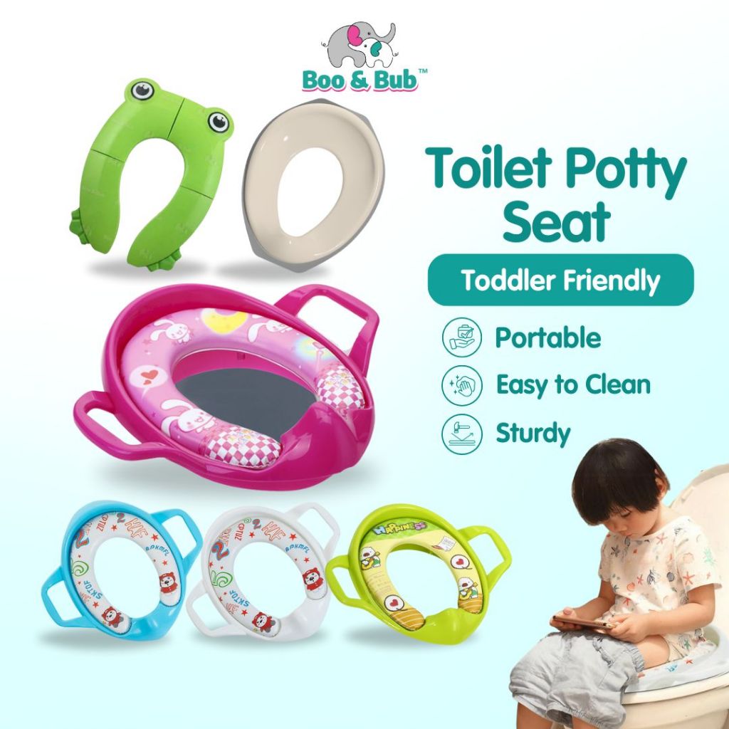 🐘Boo&Bub🐘 Kid Portable Potty Toilet Training with Cushion | Infant ...