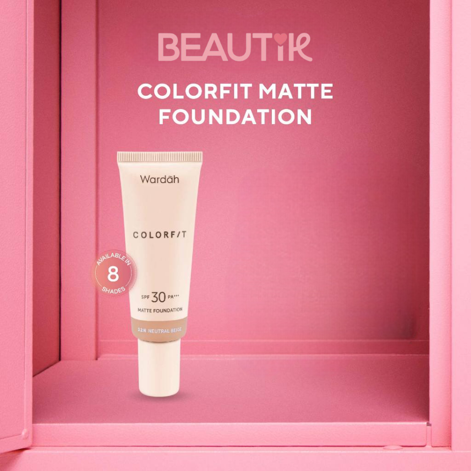 Wardah Colorfit Matte Foundation 25ml - Liquid Foundation SPF 30 PA++ ...
