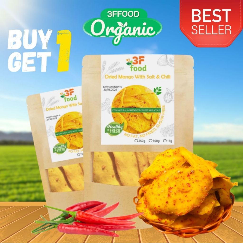 [BEST SELLER] DRIED MANGO WITH SALT AND CHILI of 3F Dried Mango Salt ...