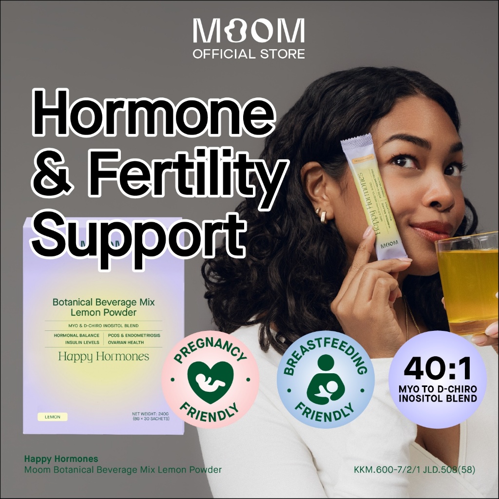 Moom Health™ Botanical Beverage Mix (Lemon) - Happy Hormones Support ...