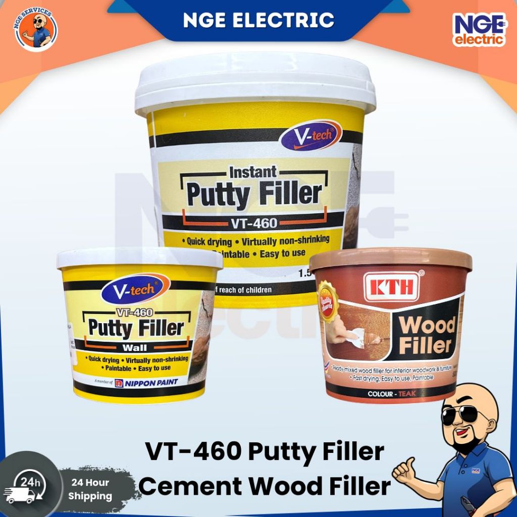 HARDWARE | Instant Filla Wall Putty & Filler | Repair Retak Dinding ...