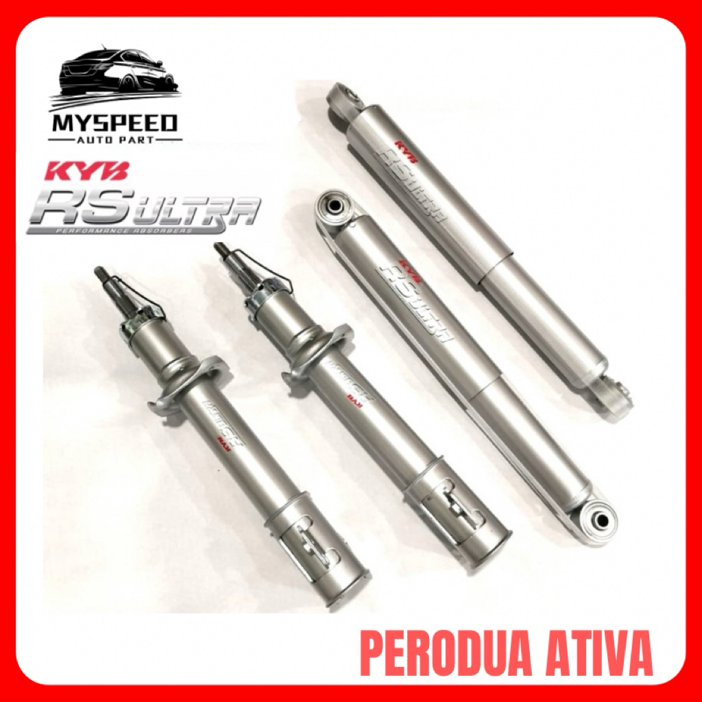 ORIGINAL KYB RS ULTRA PERODUA ATIVA FRONT AND REAR SHOCK ABSORBER ...