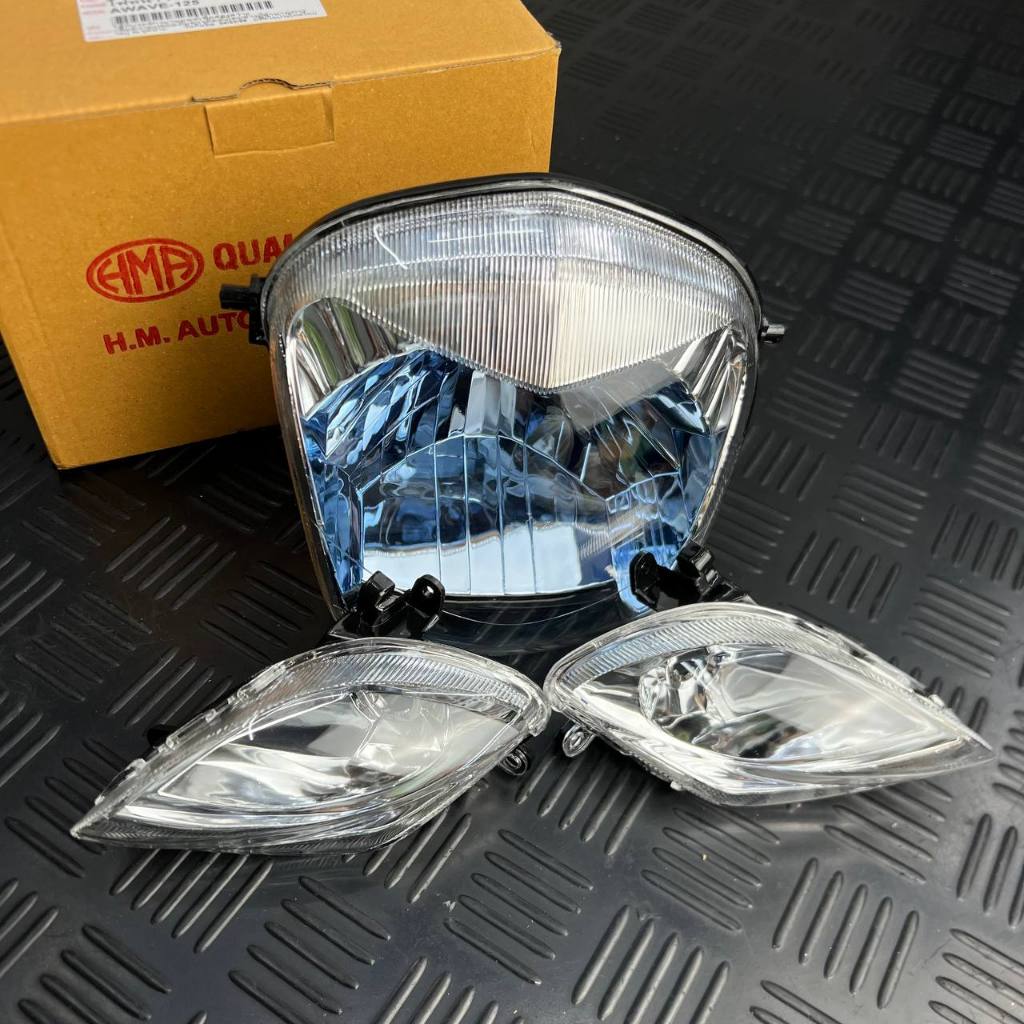 🇹🇭🔥 HEAD LIGHT + SIGNAL WAVE JENDUL 125R🔥🇹🇭 HEAD LAMP HMA LAMPU DEPAN ...