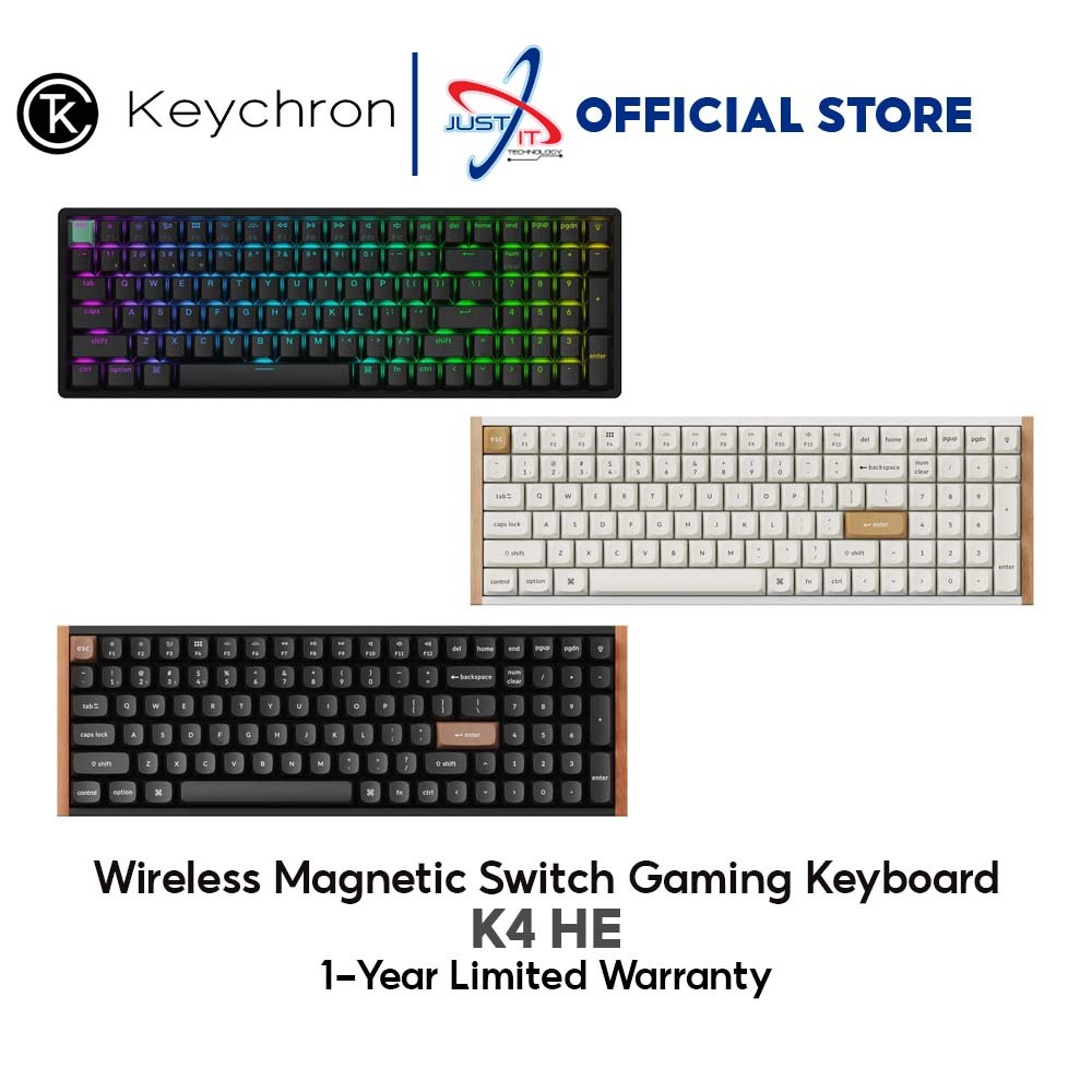 KEYCHRON K4 HE WIRELESS MAGNETIC SWITCH GAMING KEYBOARD | Shopee Malaysia