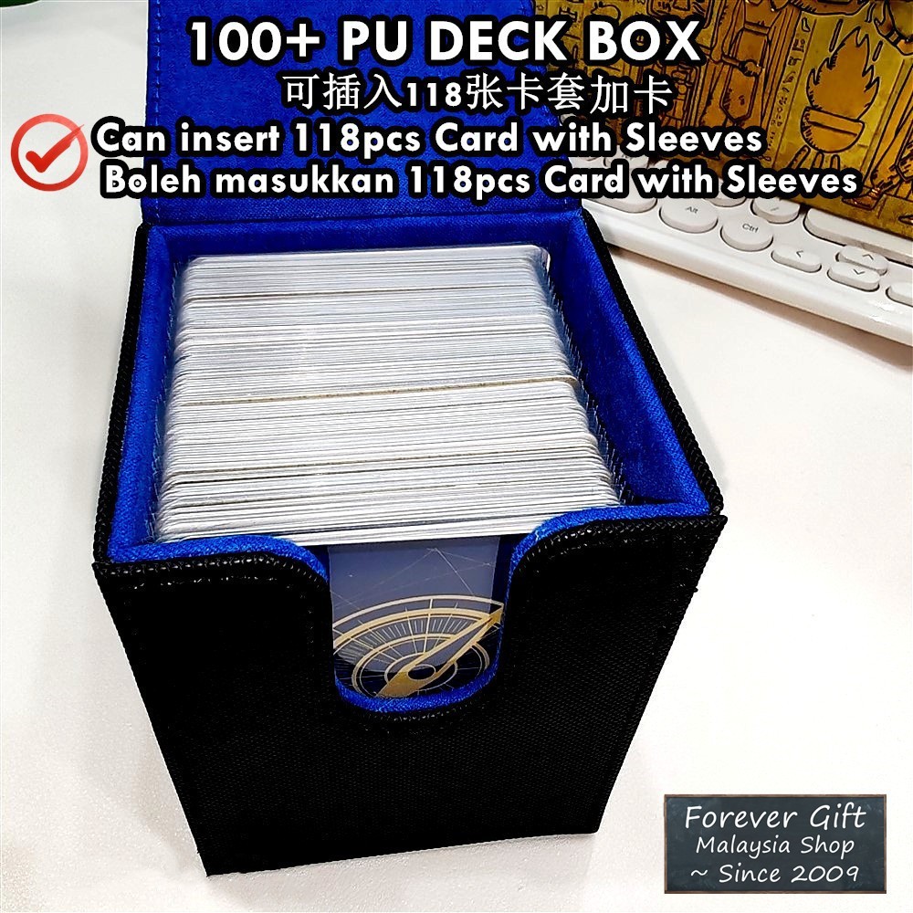 TCG Top DECK BOX 100+ Kotak Kad | Card Storage Box For Pokémon Card ...