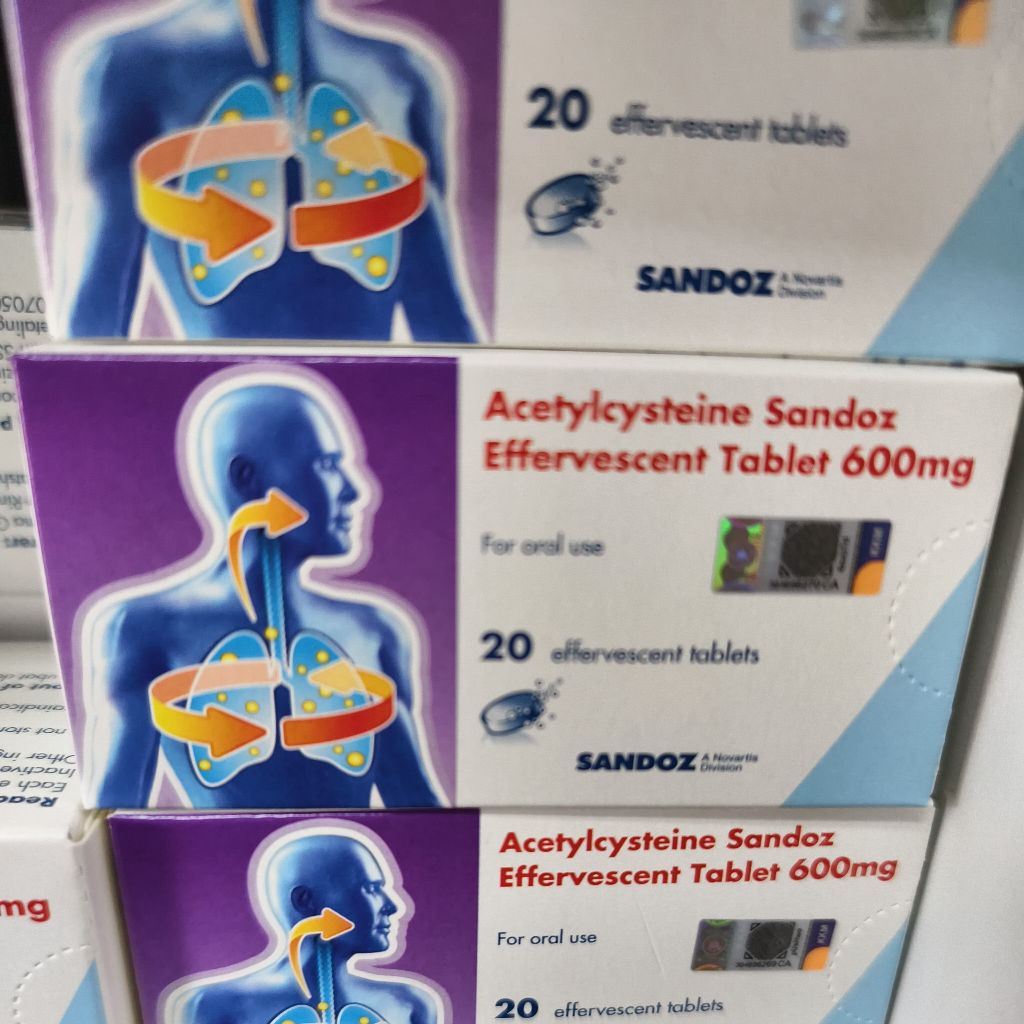 sandoz acetylcysteine 20s nac 20 biji 10/26 kahak | Shopee Malaysia