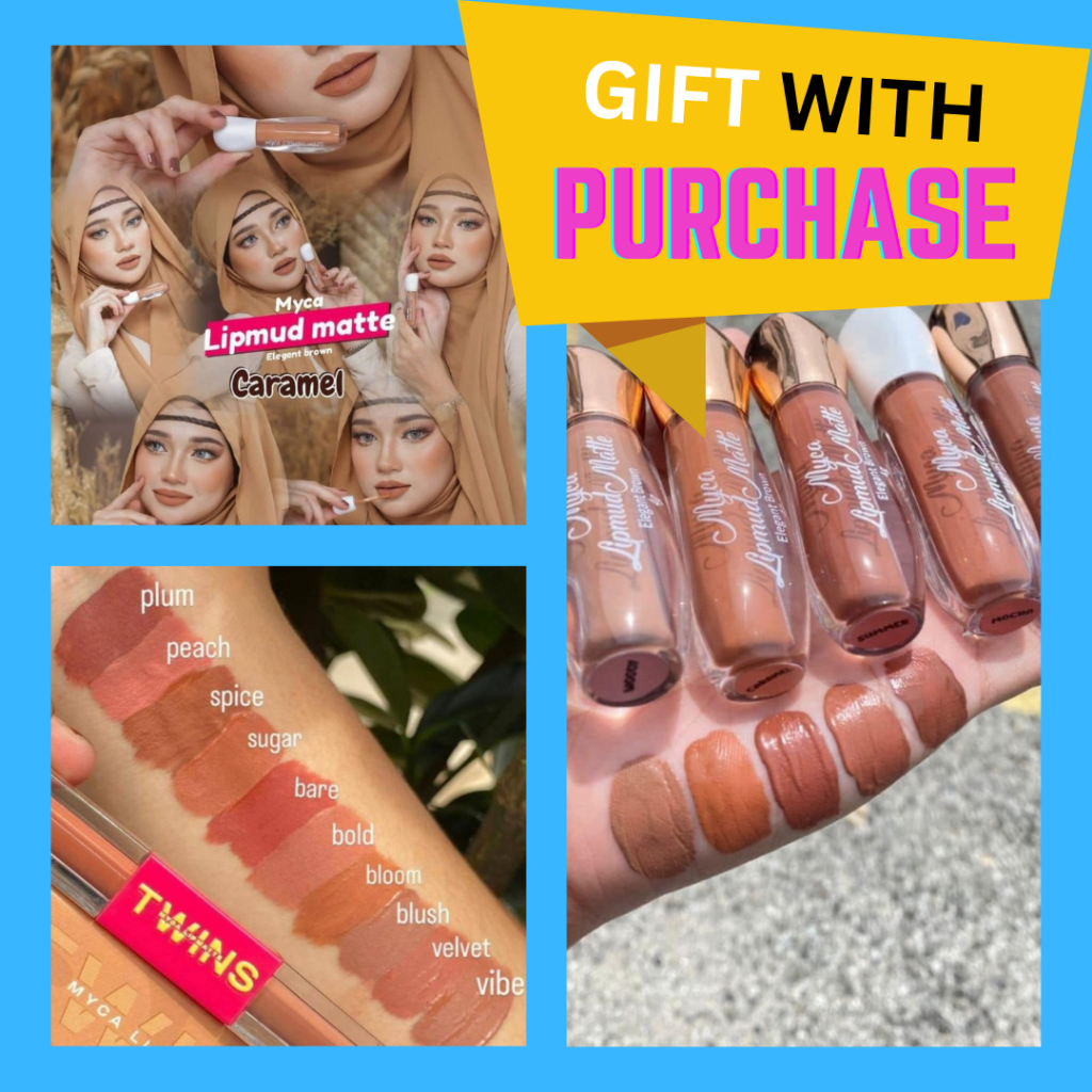 MYCA ♦️ BROWN EDITION ♦️ LIPMATTE ♦️ TWINS ♦️ LIPMUD | Shopee Malaysia
