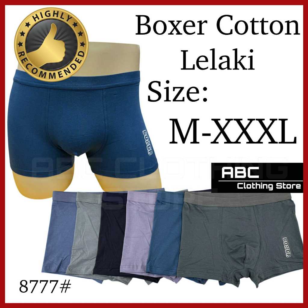 SELUAR DALAM DEWASA LELAKI (SDL8777)/ SELUAR TIDUR PENDEK LELAKI/ SPENDER LELAKI/ BOXER TYPE ...