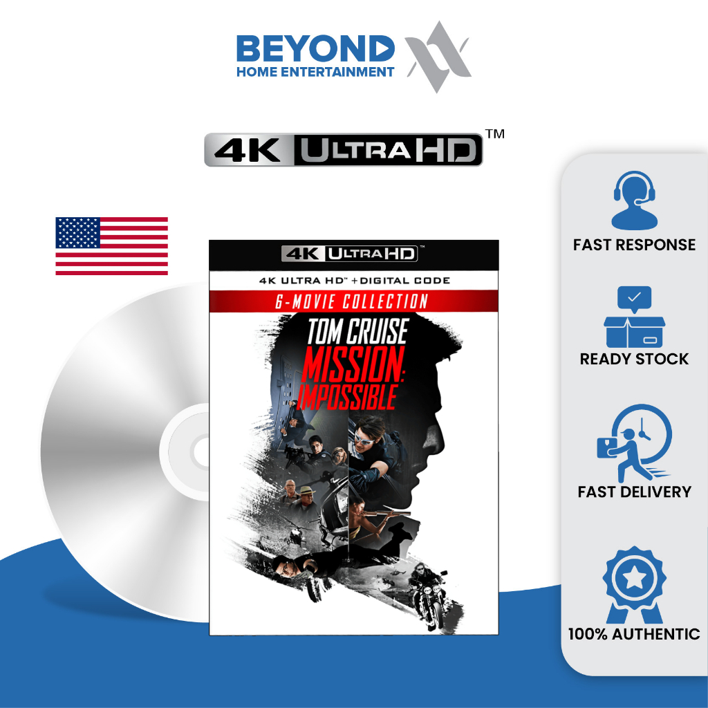 Mission Impossible 6-Film Collection [4K Ultra HD] | Shopee Malaysia
