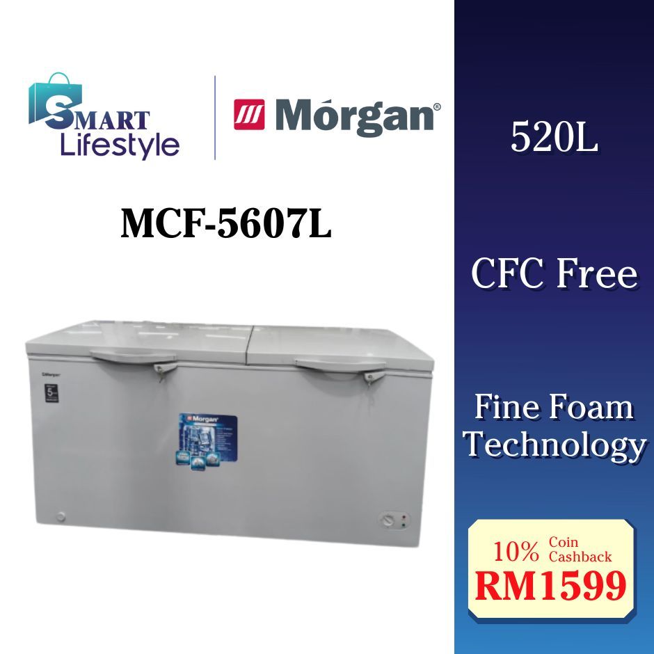 Morgan (520L) Chest Freezer Deep and Quick Freezing MCF-5607L | Shopee ...