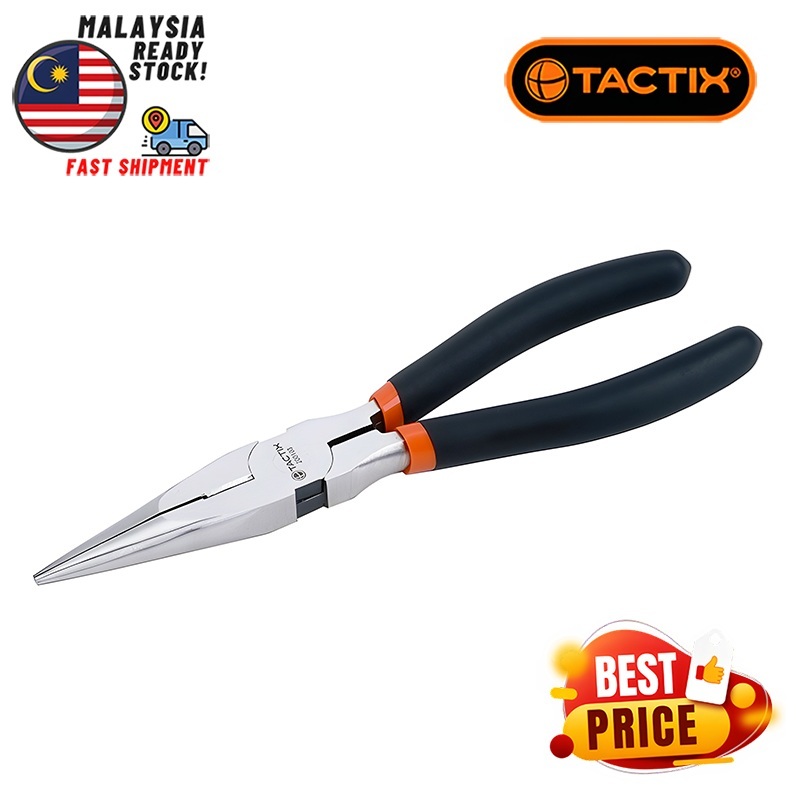 TACTIX 200101 Long Nose Pliers 6”/160MM | Shopee Malaysia