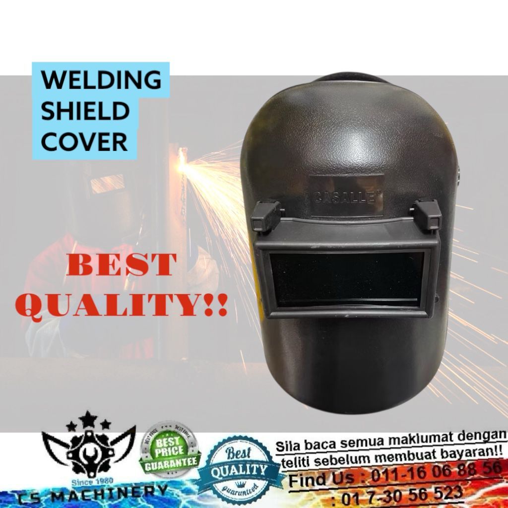 WELDING FACE MASK (BLACK) HEADSHEILD | Shopee Malaysia