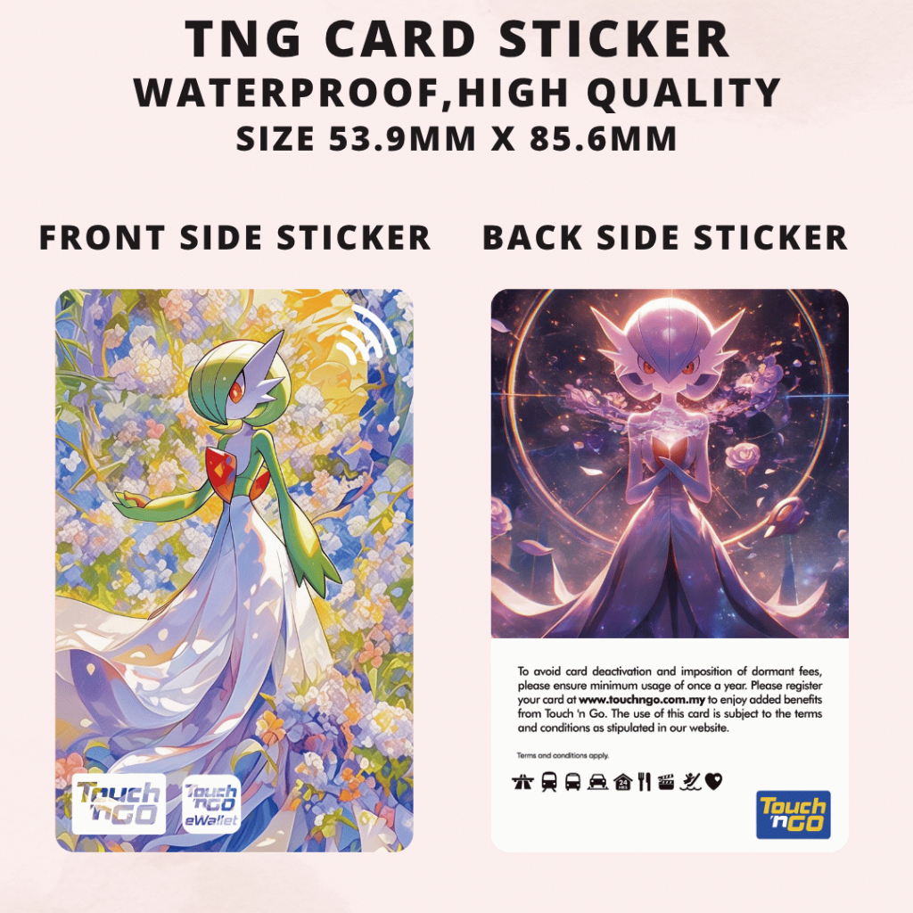Custom Made Gardevoir - Card Sticker/Touch n Go/Access Card and Debit ...