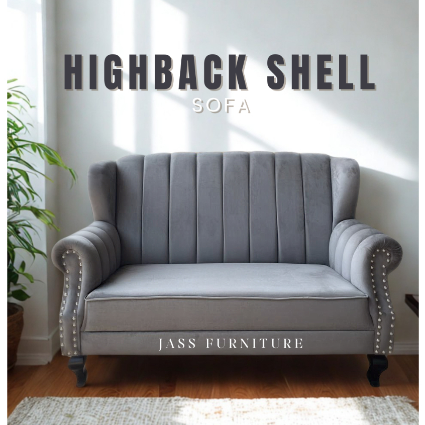 Free shipping Highback Shell Sofa 3 seater 2 seater 1 seater ...