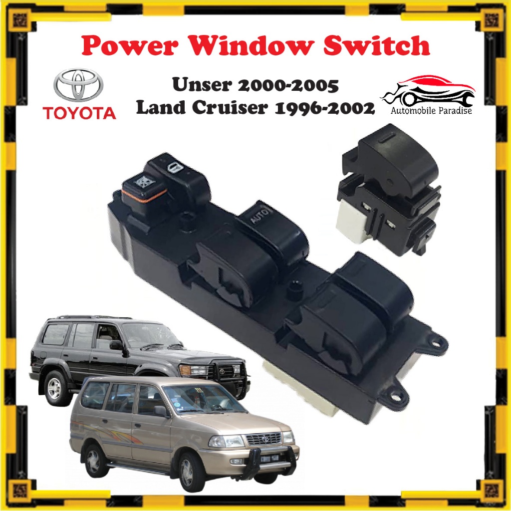 Toyota Unser / Land Cruiser Prado 90 - Power Window Switch / Suis ...