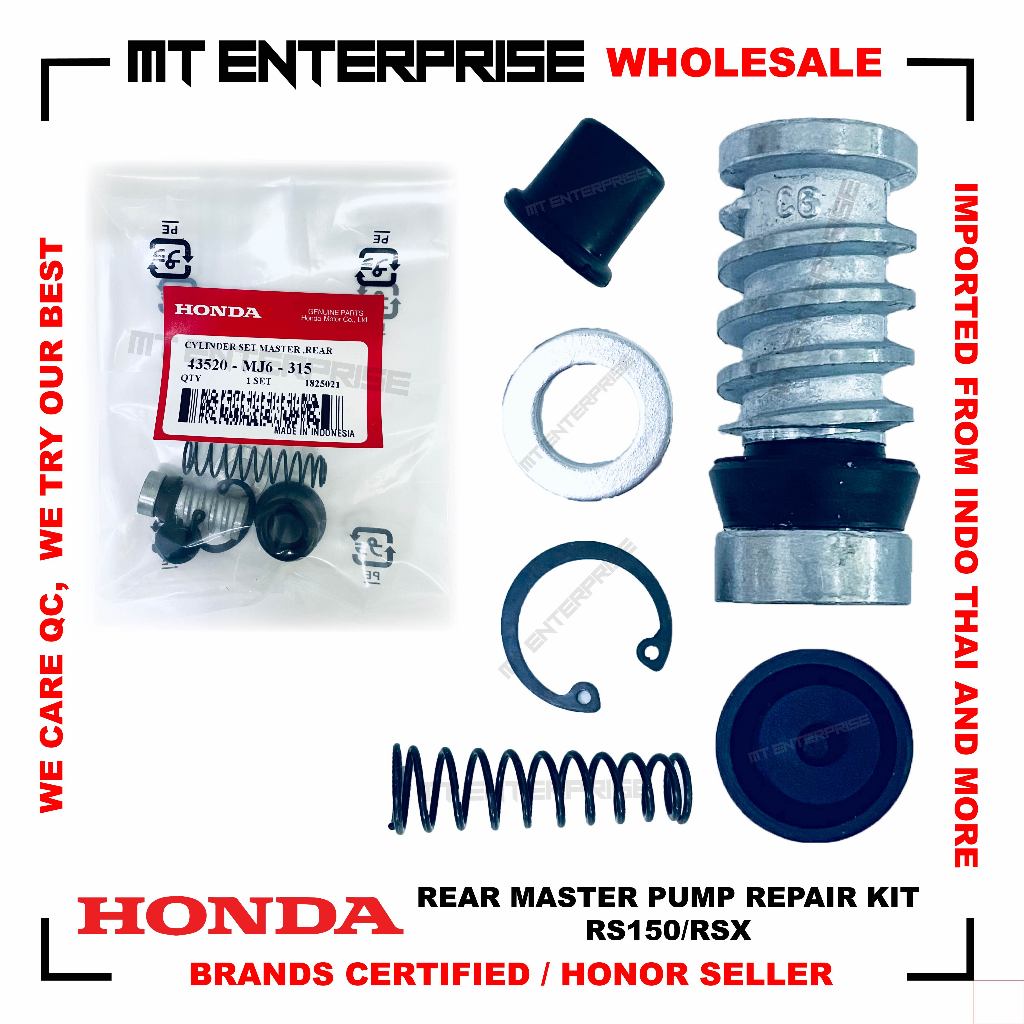 FREE 2 Yamalube OIL - Honda Ori Rear Repair Master Pump Rear Kit RS150 ...