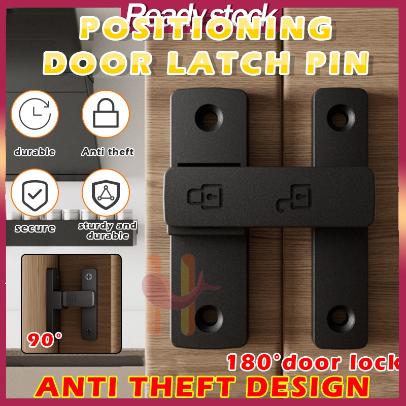 Door Lock Guard Latch Bolt Zinc Alloy Sliding Door Swivel Slug Latch 90 ...