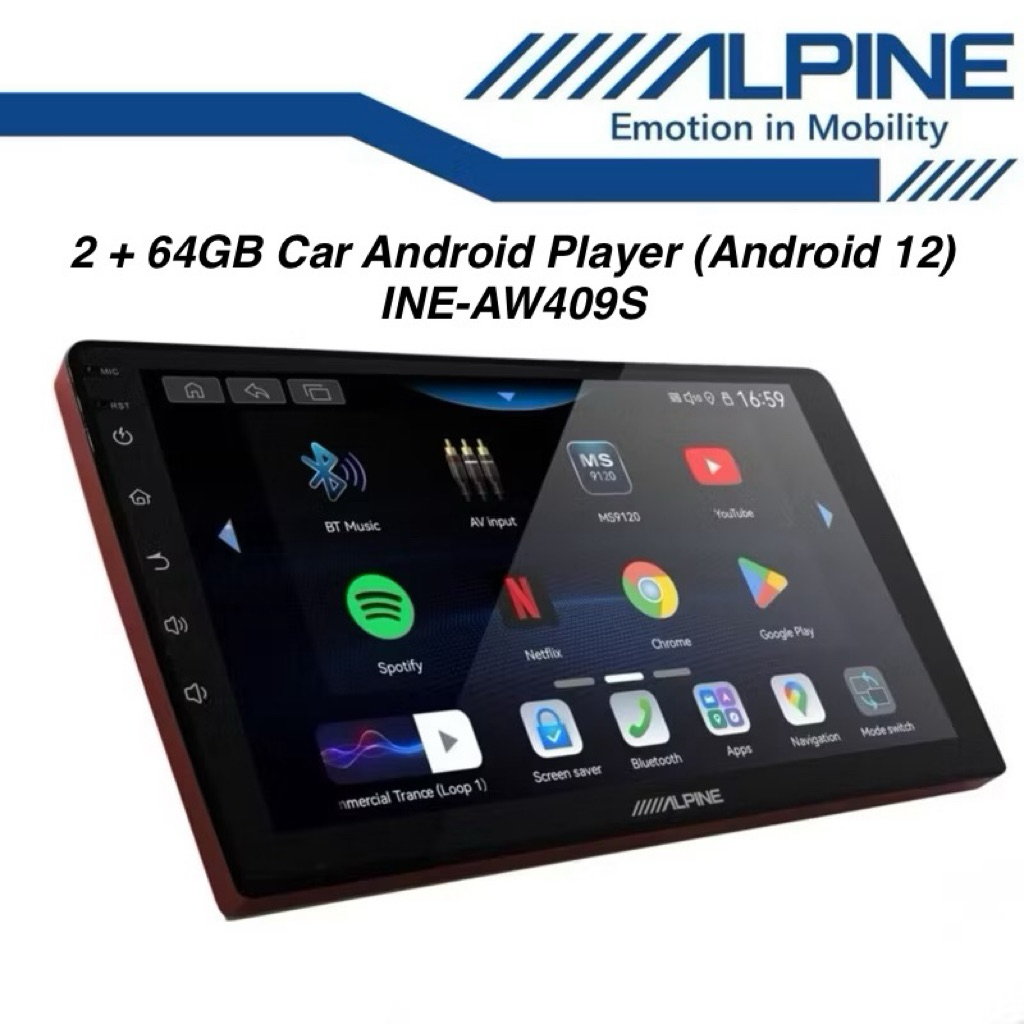 Alpine [Original] 2+64GB Android Player (INE-AW409S) | Shopee Malaysia