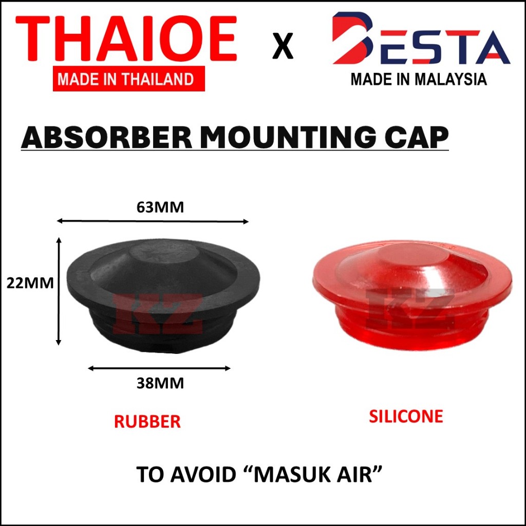SILICONE FRONT ABSORBER MOUNTING CAP PERODUA ALZA MYVI VIVA KELISA ...