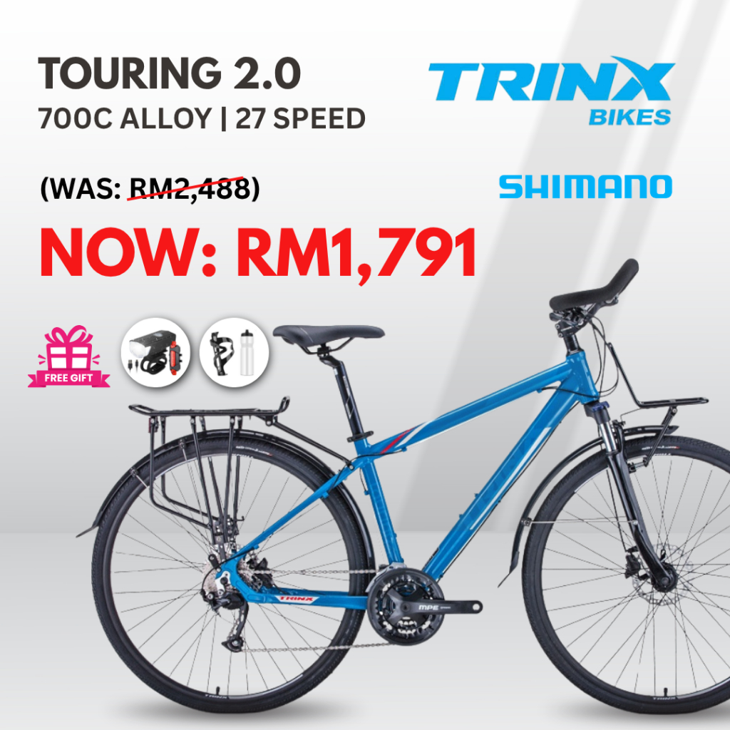 [FREE SHIPPING] Trinx Touring Bike 2.0 700C Alloy Shimano Hydraulic ...