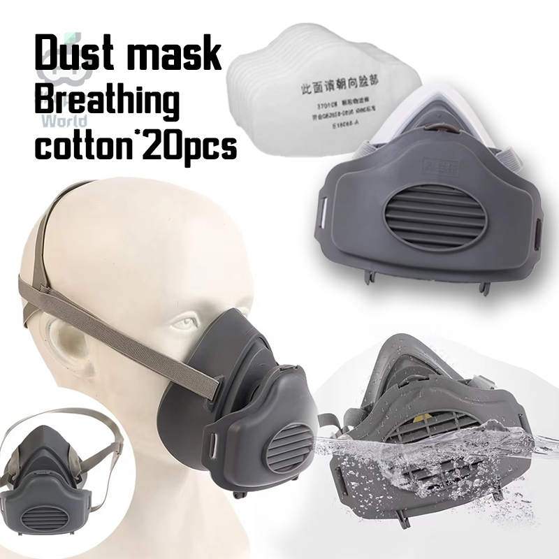 Pig Nose Silicone Mask + 1 Filter Tahan Debu - HEPA Dust Mask for ...