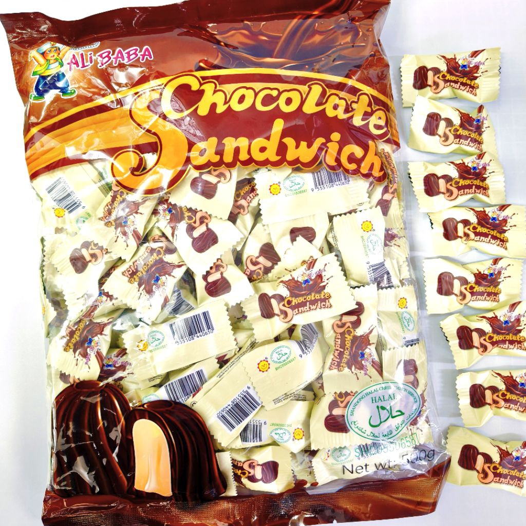 Alibaba Gary Chocolate Sandwich (HALAL) | Shopee Malaysia