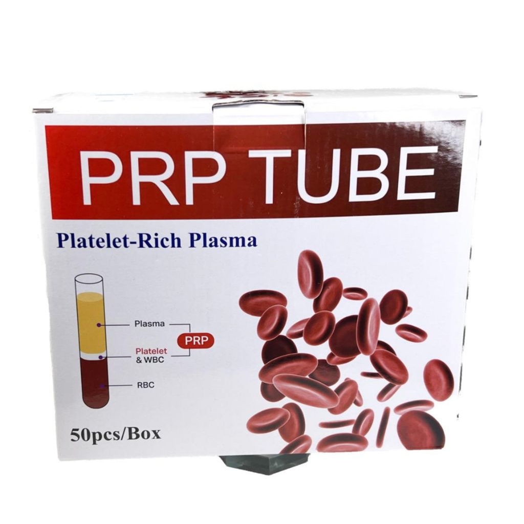 (1Box/50pcs) PRP TUBE Platelet-Rich Plasma 10ML Tubes ACD+Gel Separator+Biotin EXP 1/9/2027 ...