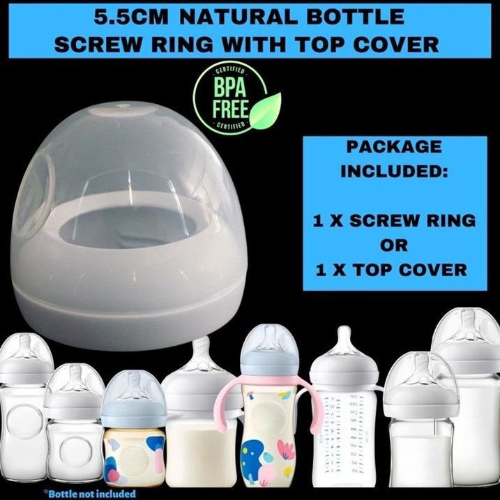 Screw Ring Top Cover Teat Seal Cap for Natural AVENT MOMEASY DR GYM ...