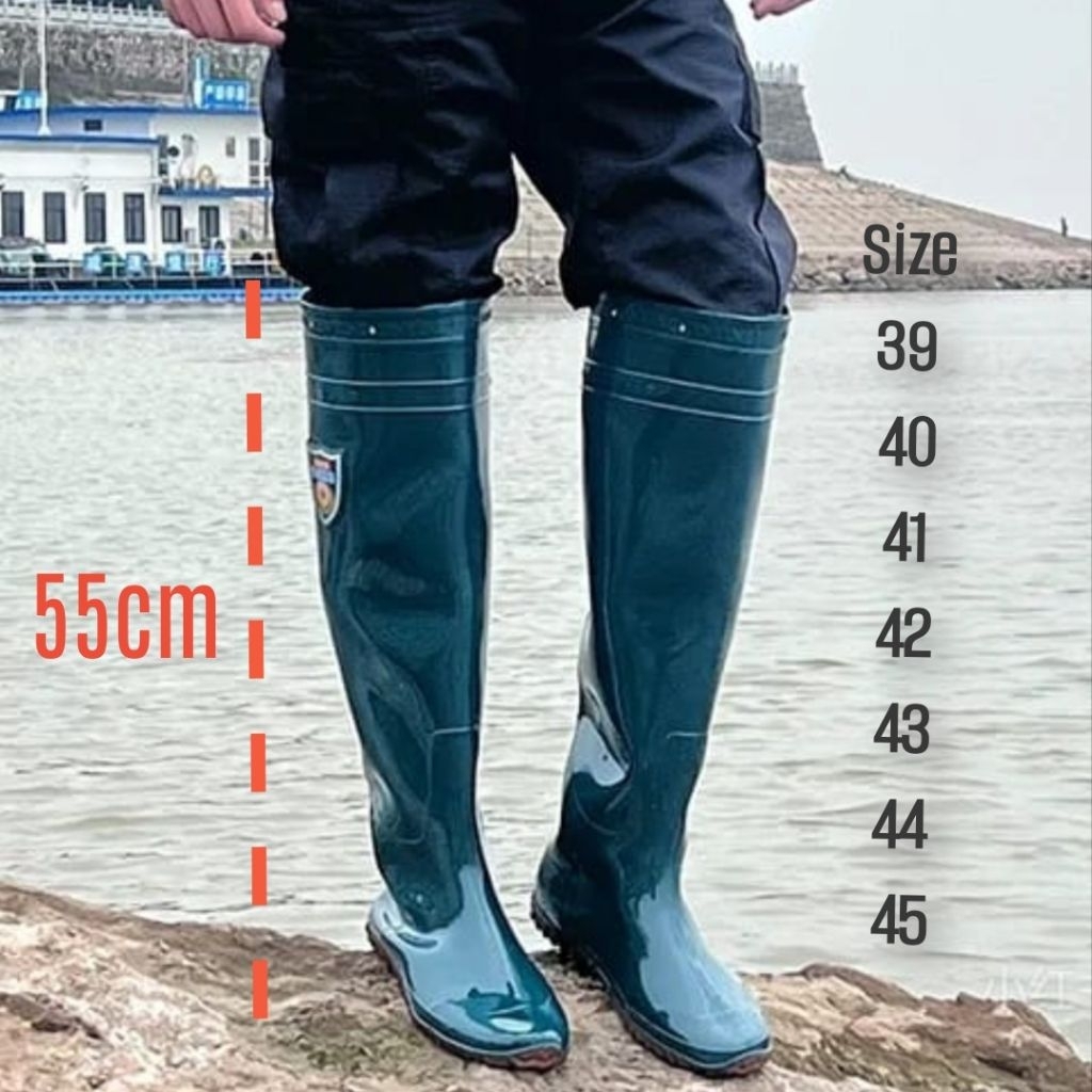 Kasut turun sawah bendang sungai/High quality waterproof fishing pants ...