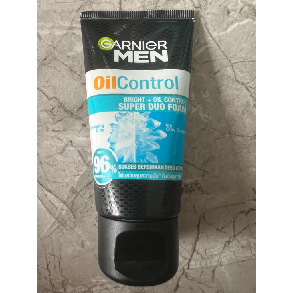 Garnier men’s oil control super duo foam 50ml | Shopee Malaysia