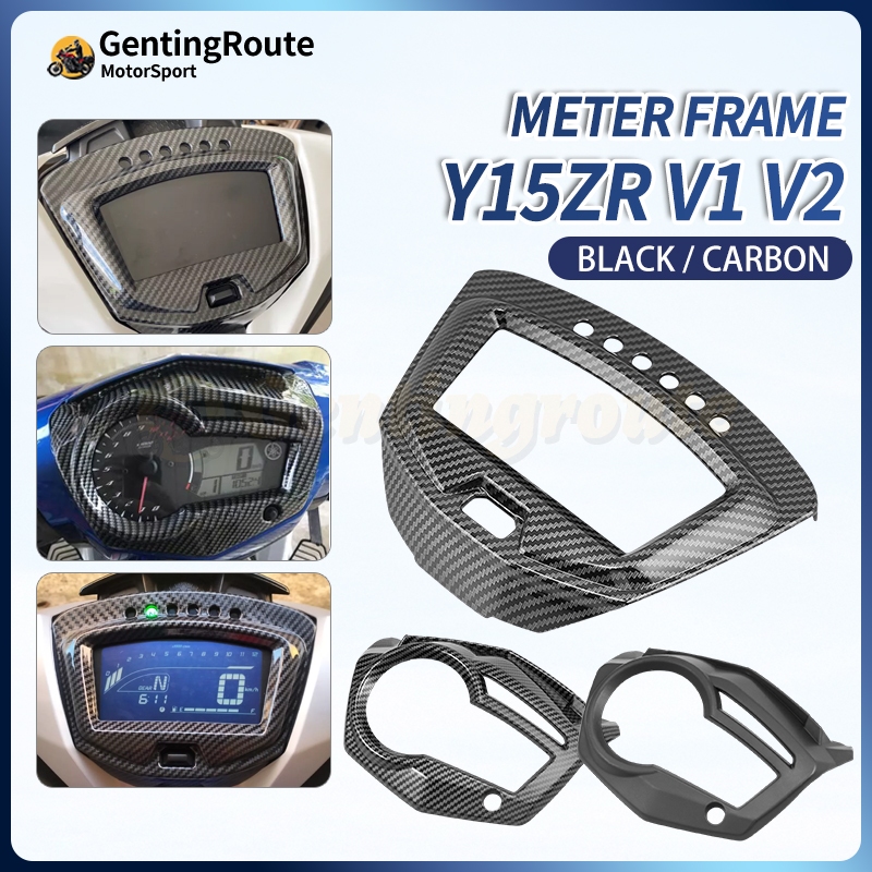 Y15ZR V1 V2 Meter Cover Frame Carbon Y15 V1 V2 Cover Set Cermin Visor ...