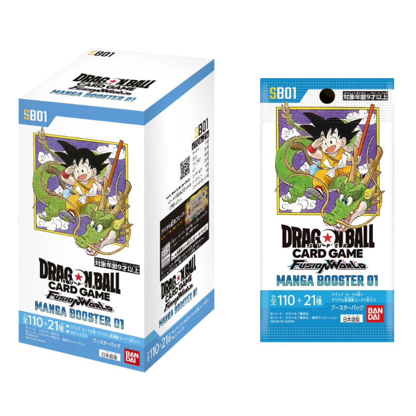 Japanese Version Dragon Ball Super Fusion World SB01 Manga Booster 01 ...