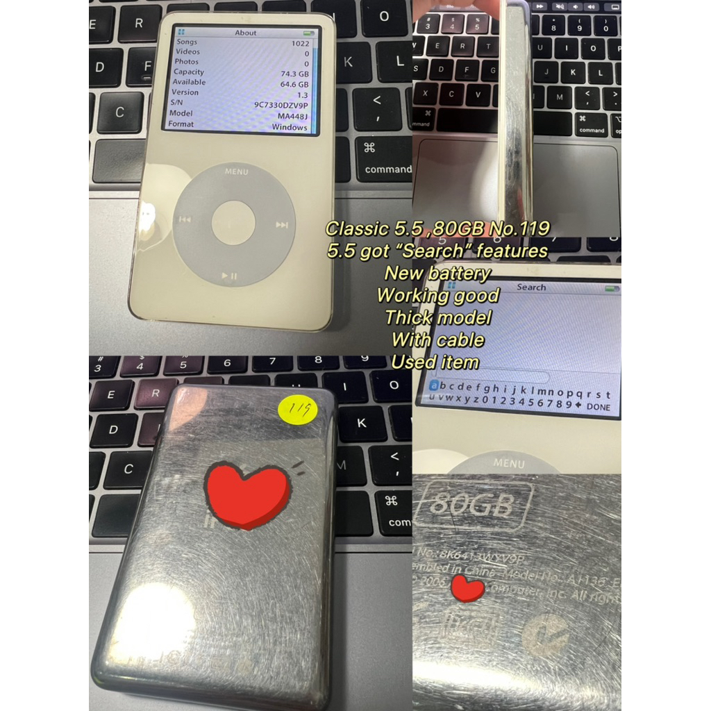 Pod Classic ,Nano ,Mini model (used) music player mp3 | Shopee Malaysia