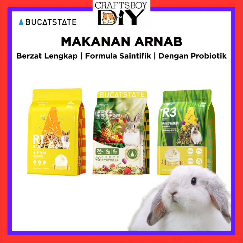Bucatstate R3 Rabbit Food 2.5kg Supreme Science Selective Rabbit Food ...