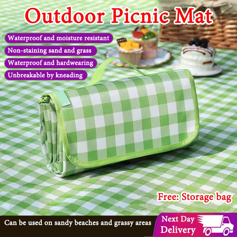 Next Day Delivery Picnic Mat Portable Waterproof Camping Outdoor Mat ...