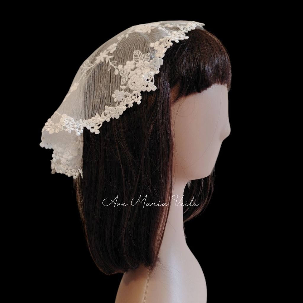 White Round Veil (Holy Mass, Catholic Church) | Shopee Malaysia