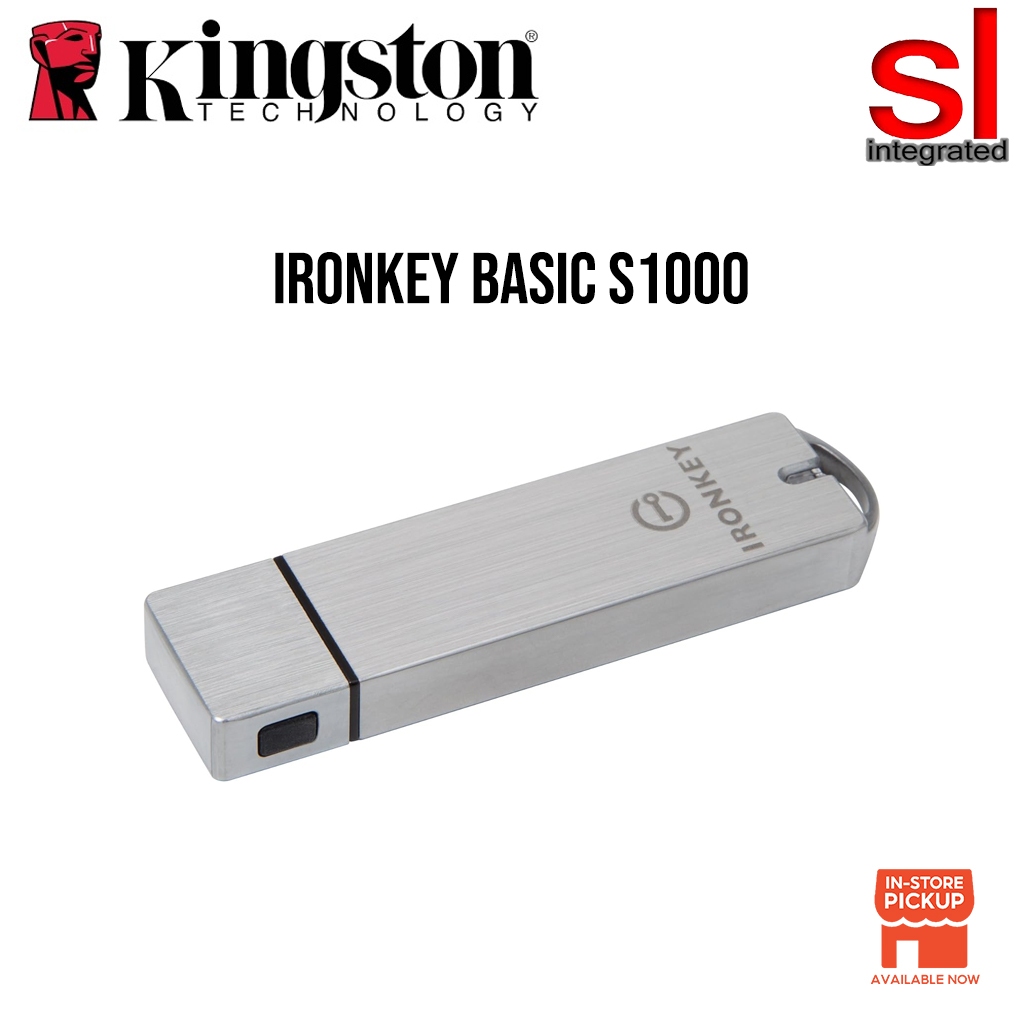 Kingston Ironkey Basic S1000 Encrypted USB Flash Drive (4GB/8GB/16GB ...