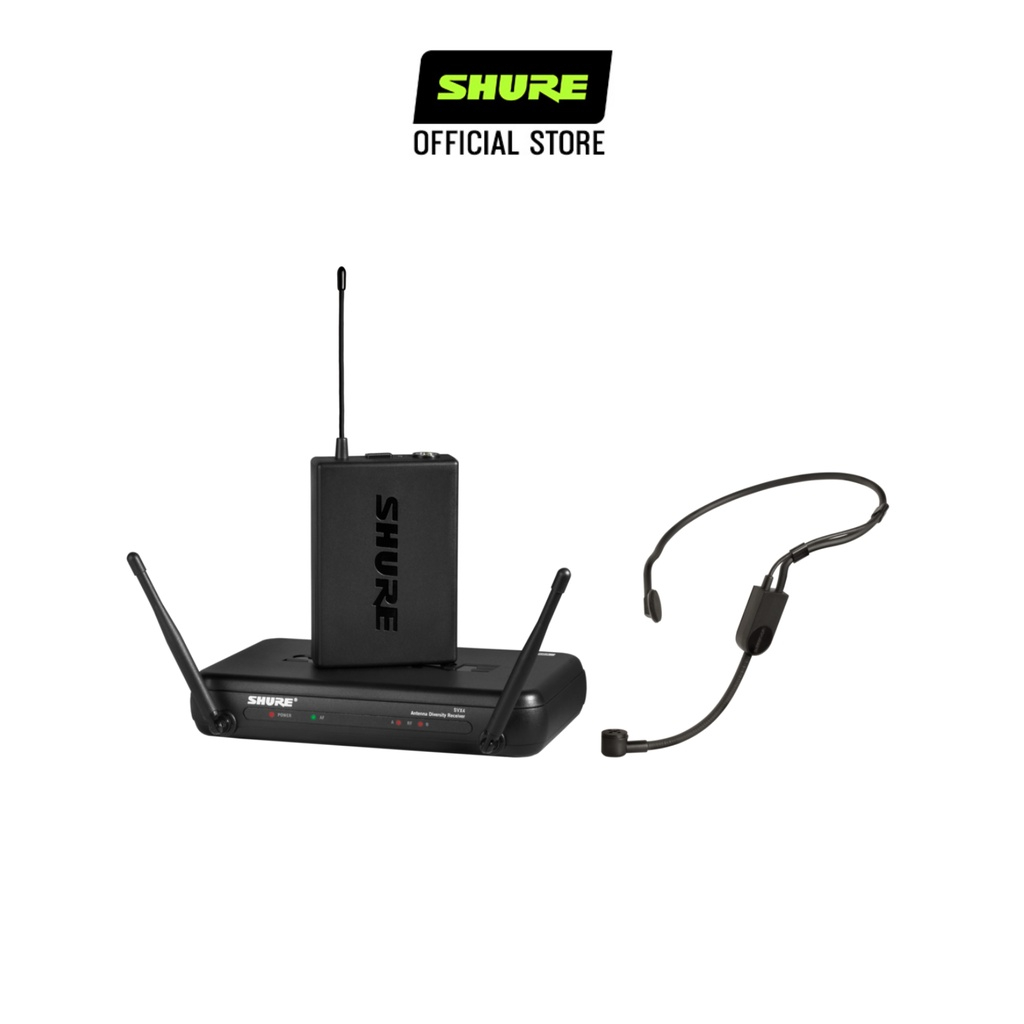 Shure SVX14/PGA31 Wireless Headset System SVX4 Diversity Receiver SVX1 ...
