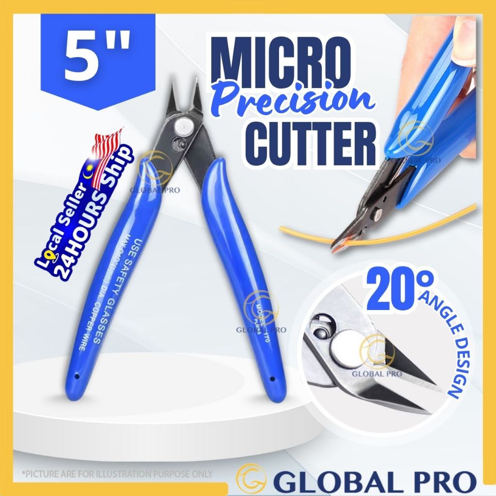 PCAFC 5" Playar Mucung Tirus Mini Plier Pemotong Wayar Cutter Wire ...